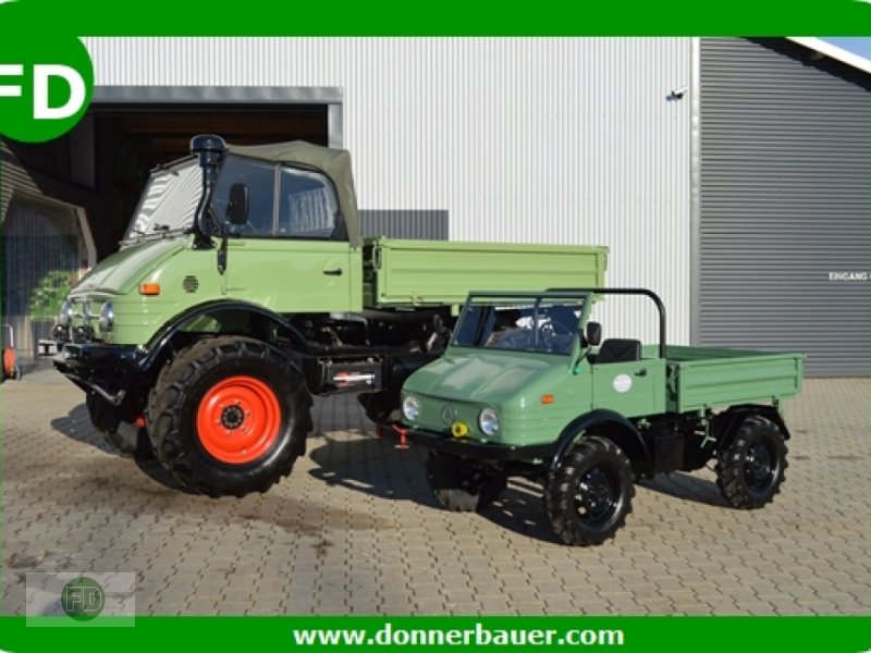 Mercedes-Benz Mini Unimog, Kinder Unimog mit Benzin Motor, 20 km/h ...